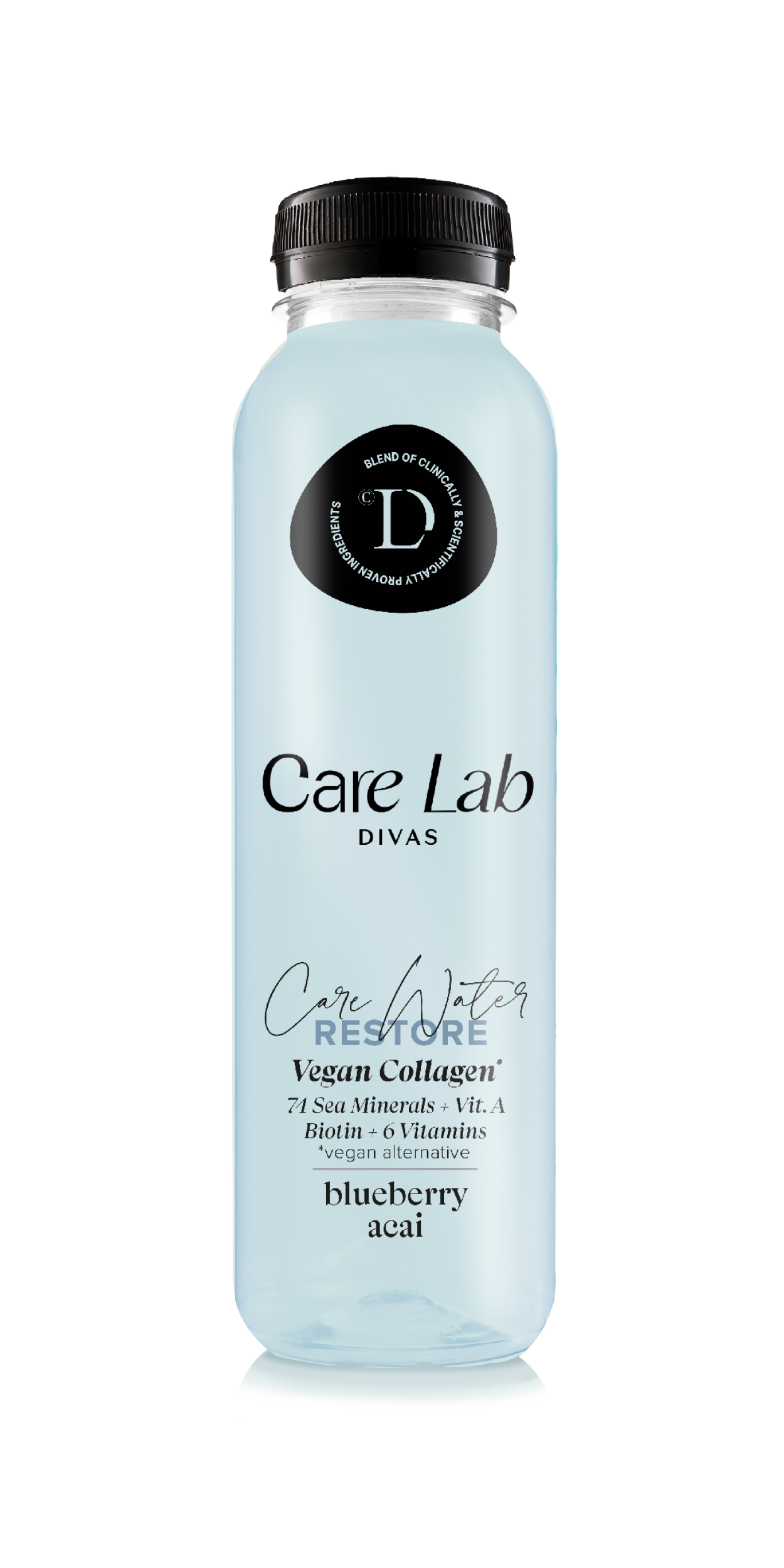 Care Water RESTORE blueberry-acai | Care Lab Divas | BevNET.com Product ...