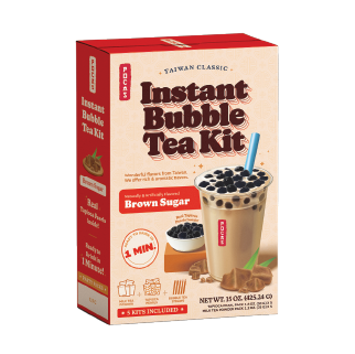 Pocas Instant Bubble Tea Kit Brown Sugar 5PK | Pocas Bubble Tea ...